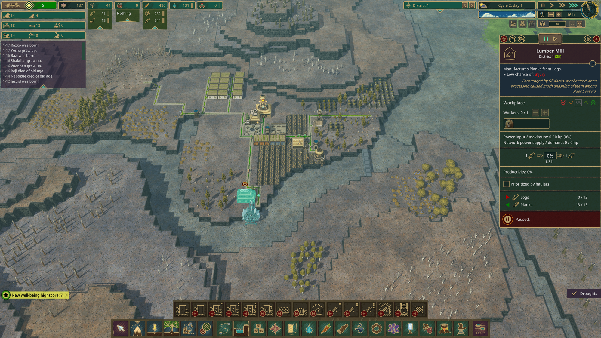 Anmeldelse: Timberborn - Gamer.no